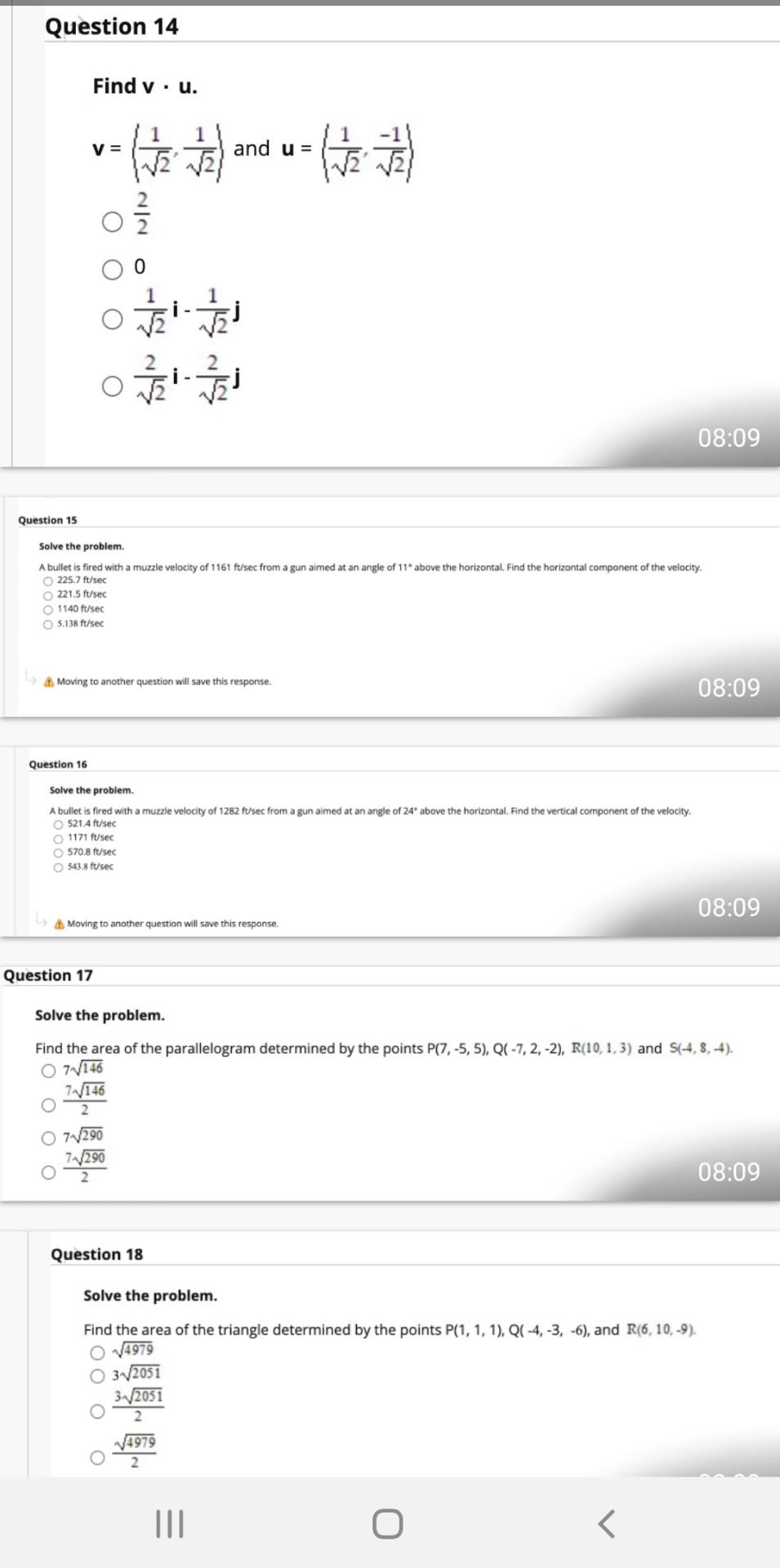 Solved Question 14 Find v. u. V= and u = 1 / 2 / 12 / 体 2 | Chegg.com