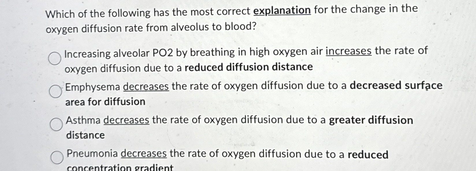 Solved Which of the following has the most correct | Chegg.com