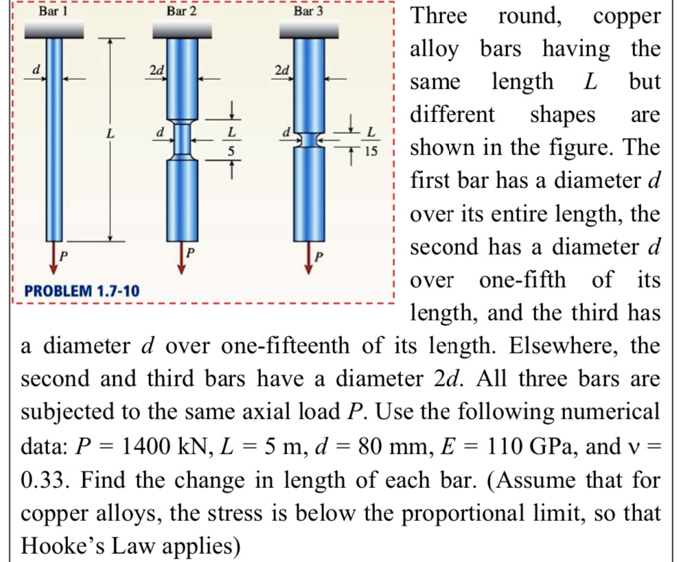 Solved A steel punch consists of two shafts: upper shaft and | Chegg.com