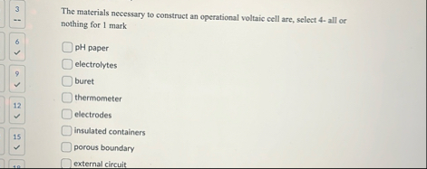 Solved 3The materials necessary to construct an operational | Chegg.com