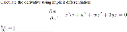 Solved Calculate the derivative using implicit | Chegg.com