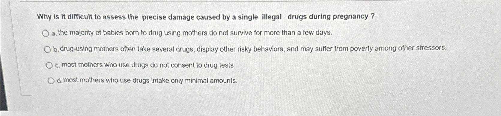 Solved Why is it difficult to assess the precise damage | Chegg.com