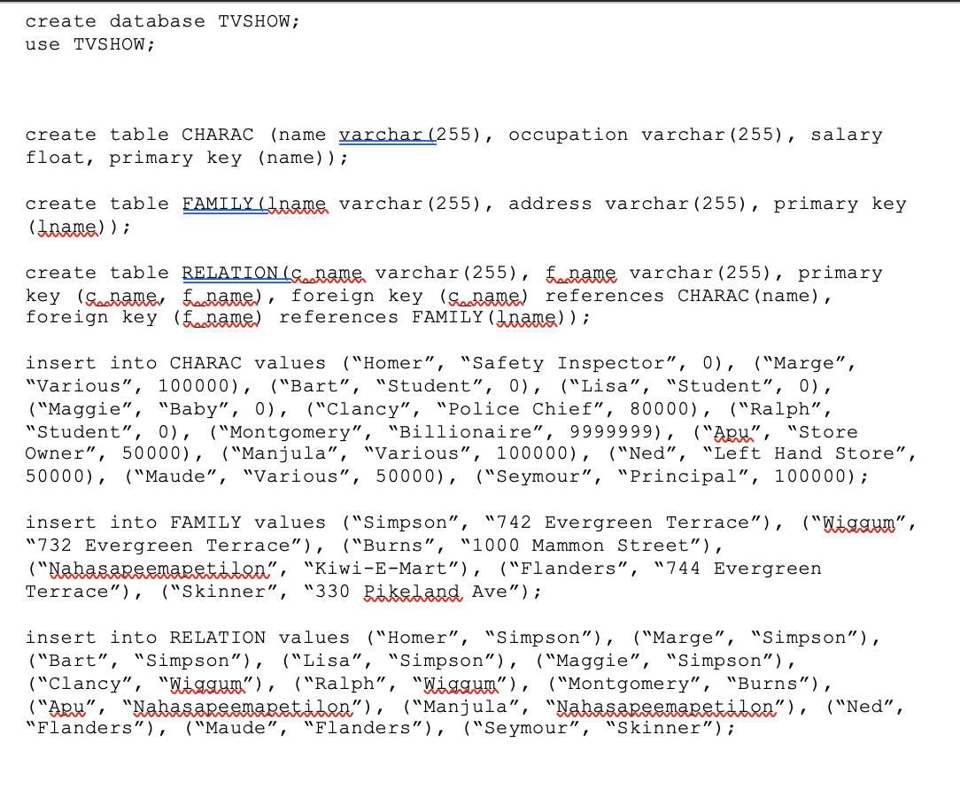 Solved please do in sql beginner | Chegg.com