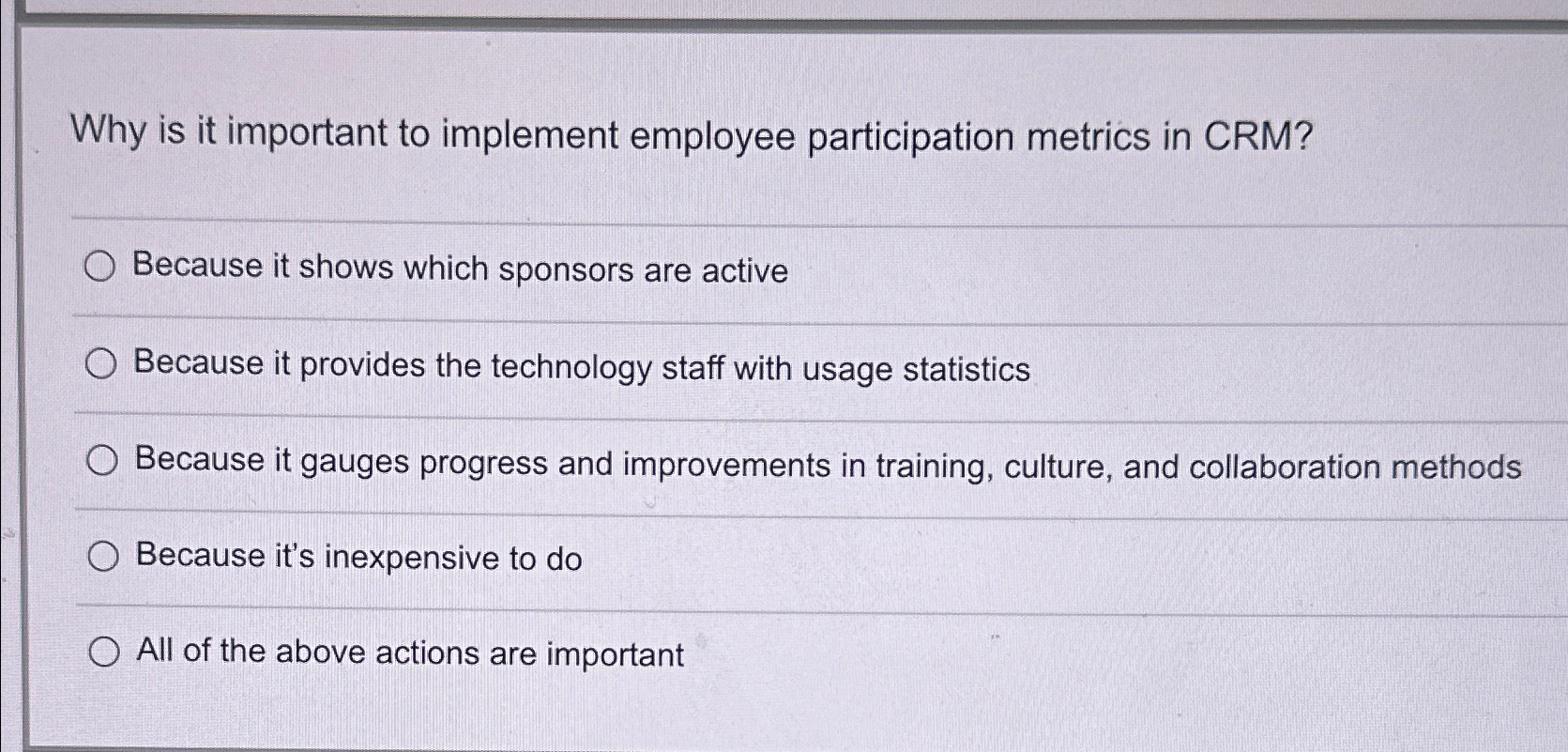 Solved Why is it important to implement employee | Chegg.com