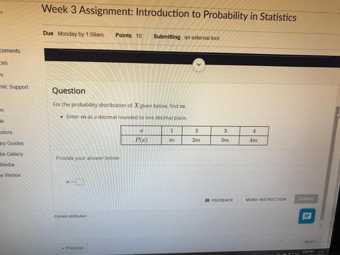 Solved Week 3 Assignment: Introduction to Probability in | Chegg.com