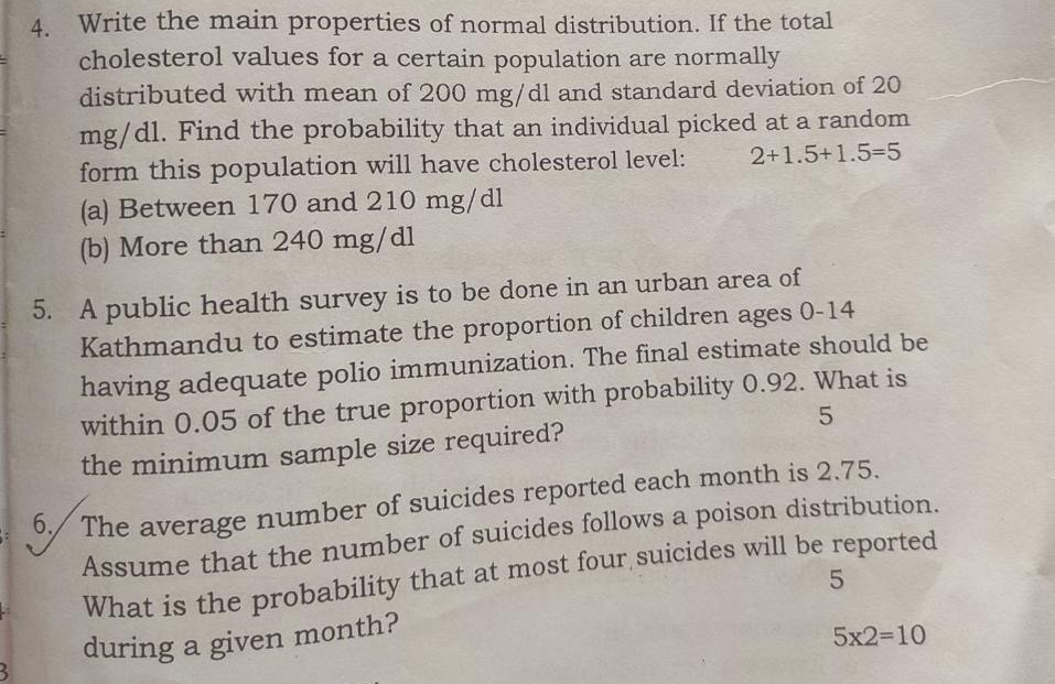 Solved 1.Write the main properties of normal distribution. | Chegg.com