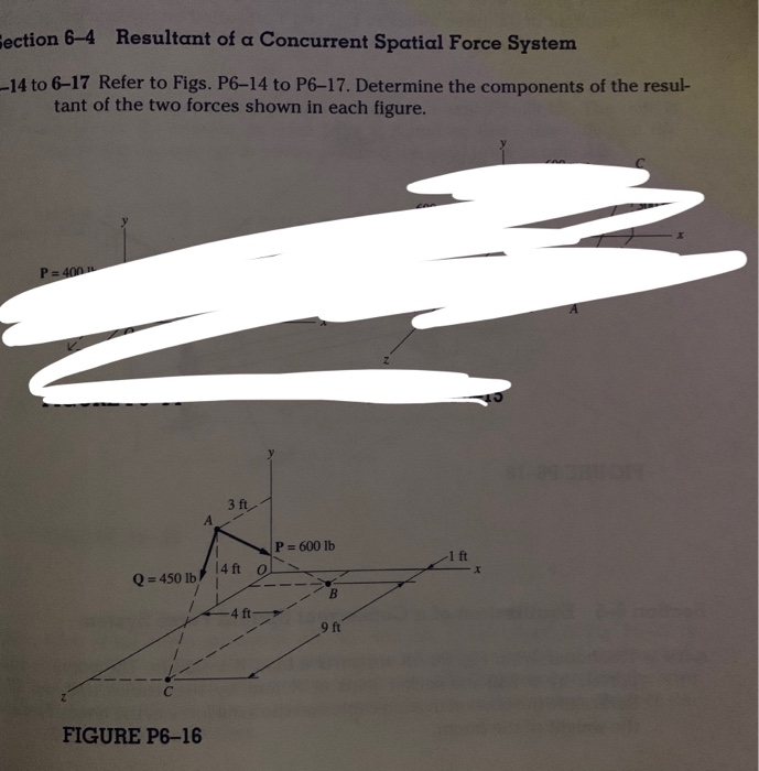 Solved Section 6–4 Resultant of a Concurrent Spatial Force | Chegg.com