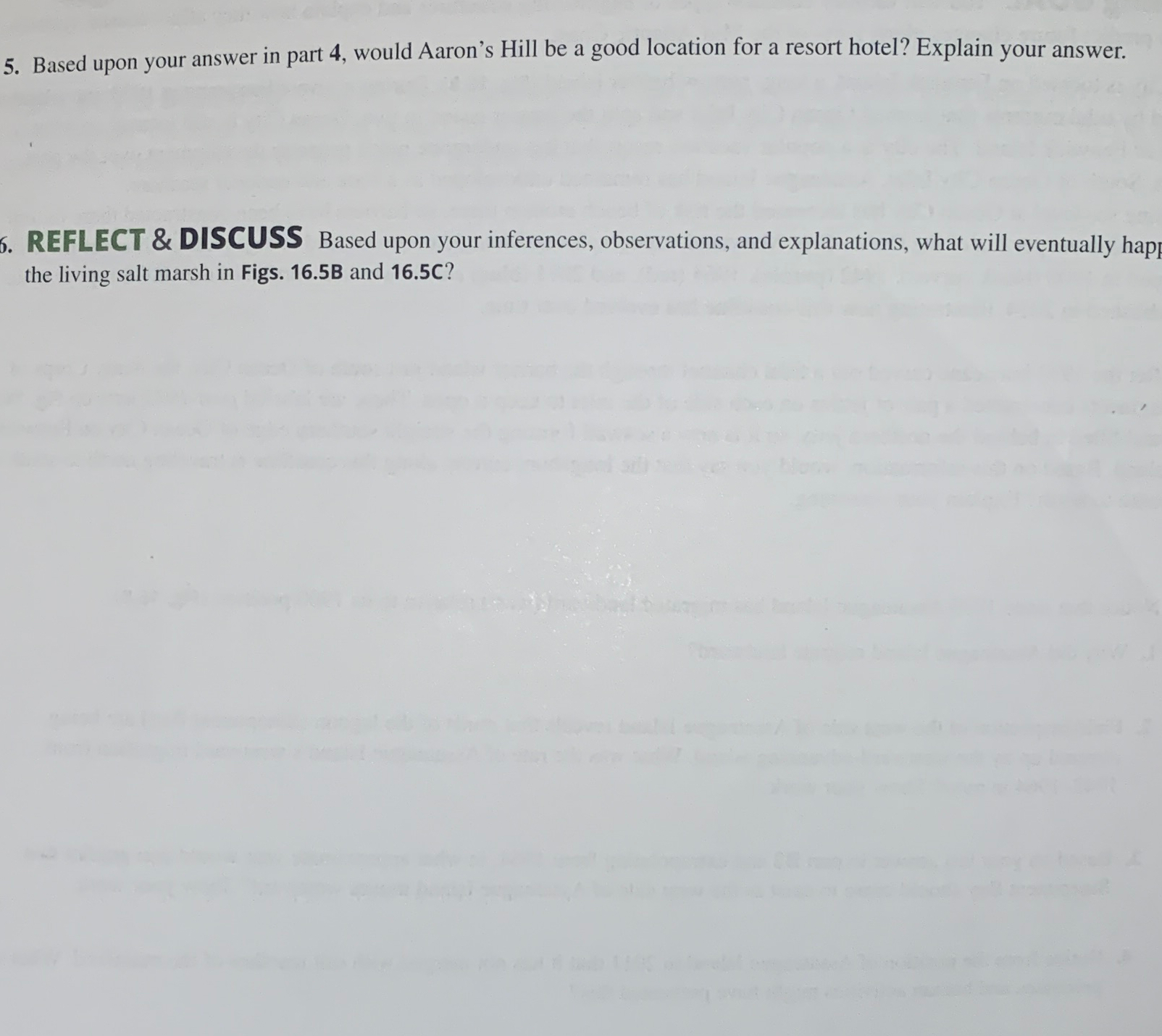Solved Based upon your answer in part 4, ﻿would Aaron's Hill | Chegg.com