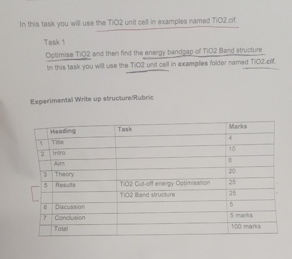 Solved In this task you will use the TiO2 ﻿unit cell in | Chegg.com