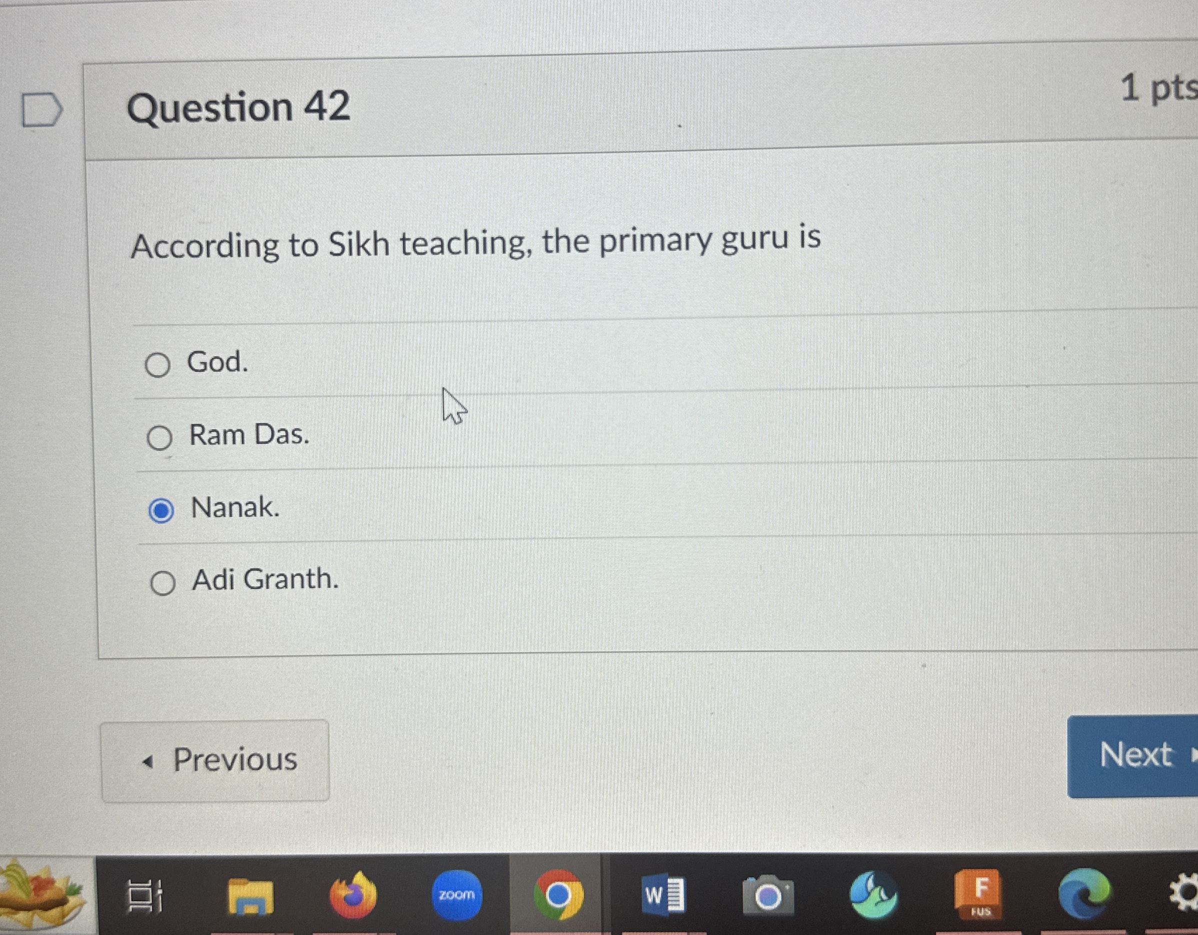 Solved Question 421 ﻿ptsAccording to Sikh teaching, the | Chegg.com