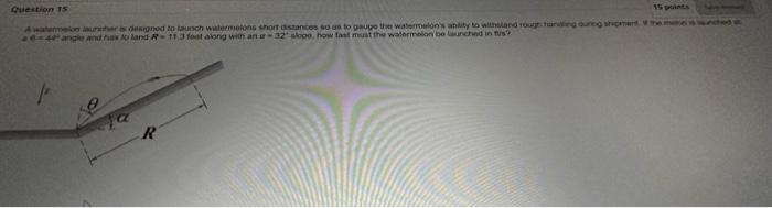 Solved A watermelon launcher is designed to launch | Chegg.com