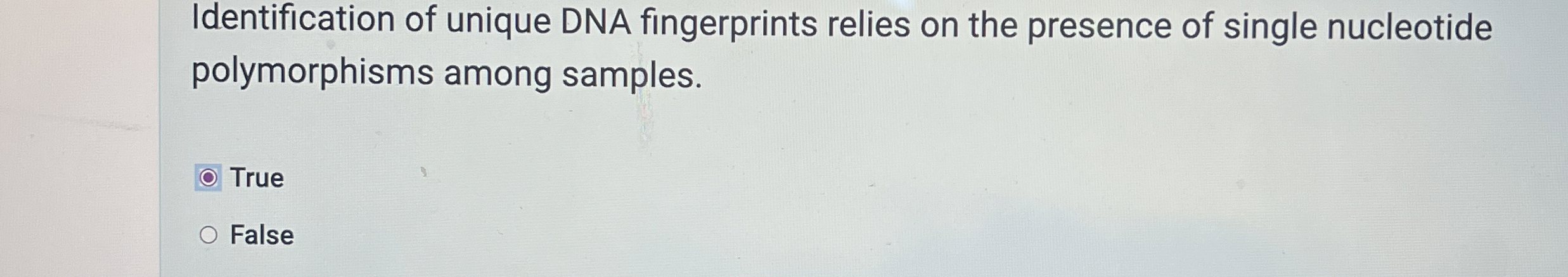 Solved Identification of unique DNA fingerprints relies on | Chegg.com