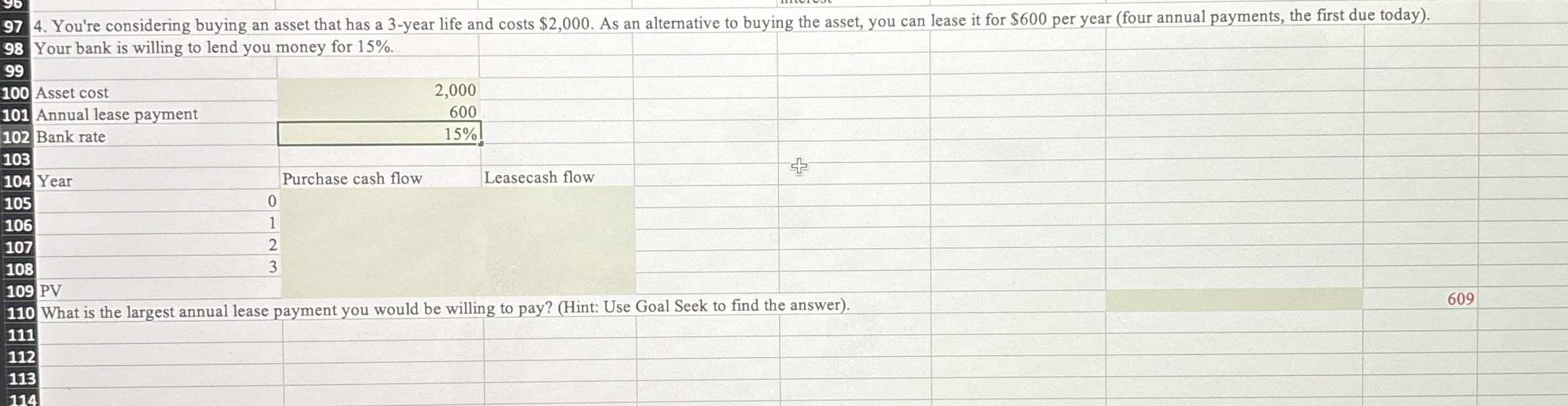 Solved You're considering buying an asset that has a 3 -year | Chegg.com