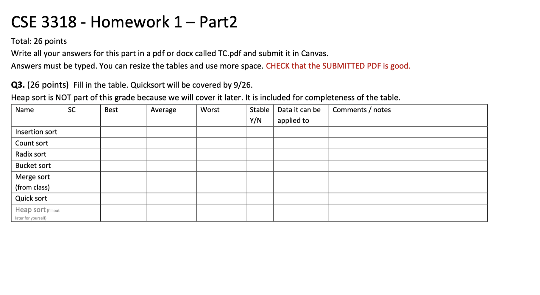 Solved No Cse 3318 homework 1 part2total 26