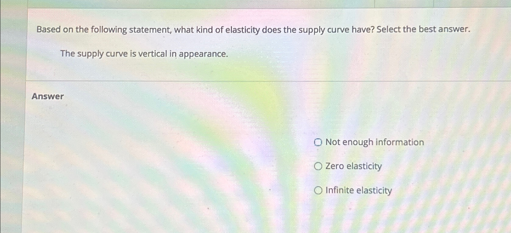 Solved Based on the following statement, what kind of | Chegg.com