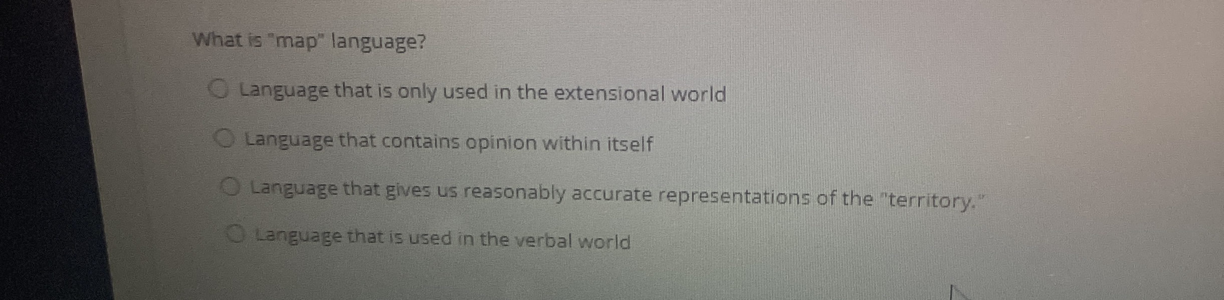 Solved What is "map" language?Language that is only used in | Chegg.com
