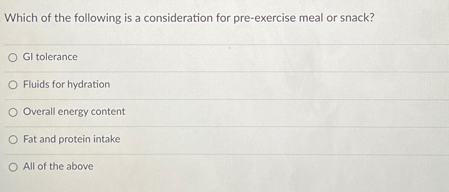 Solved Which of the following is a consideration for | Chegg.com