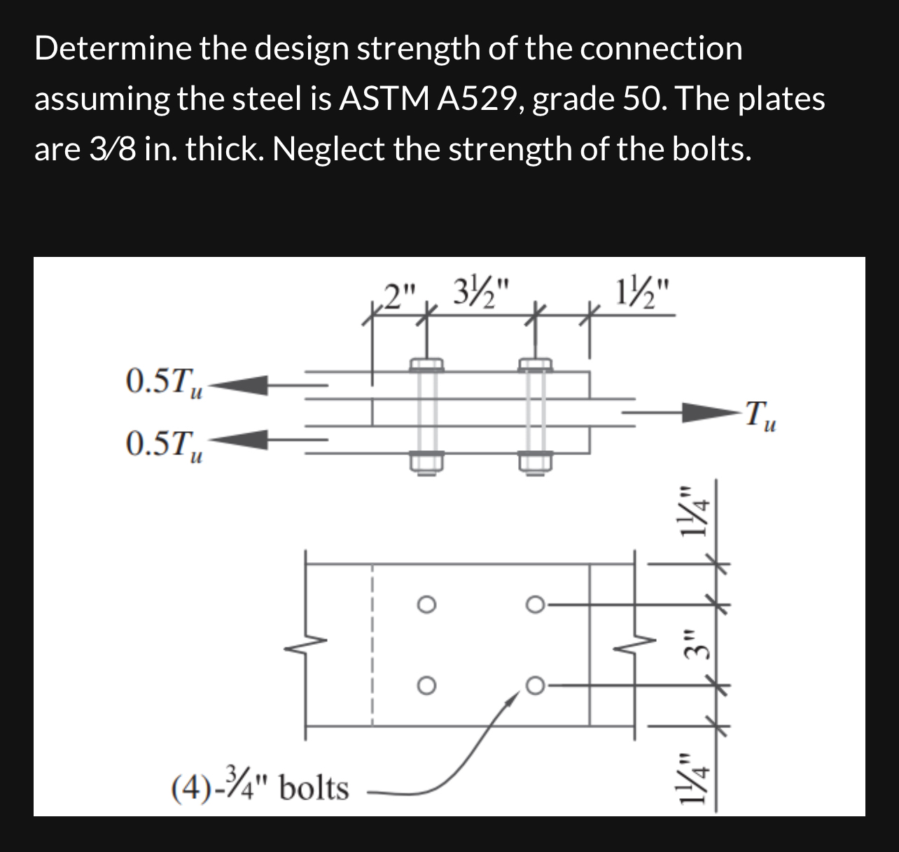 Solved Determine the design strength of the | Chegg.com