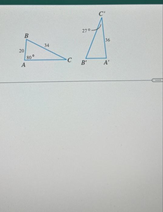 Solved Find the measure of ACB for the congruent triangles | Chegg.com