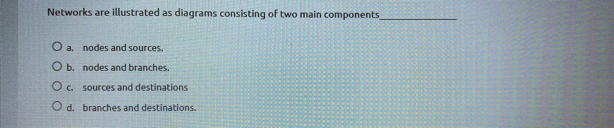 Solved Networks are illustrated as diagrams consisting of | Chegg.com