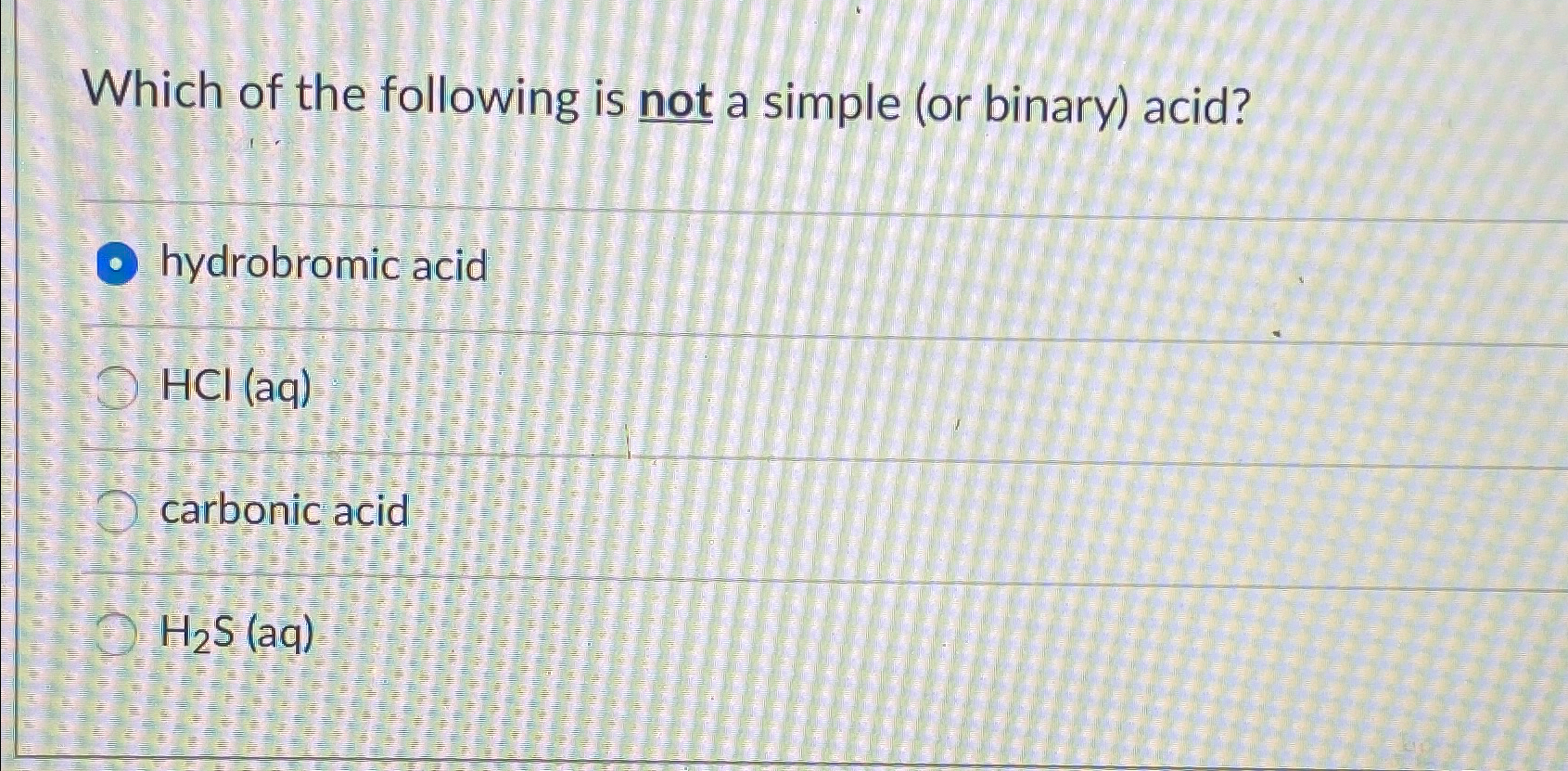 Solved Which of the following is not a simple (or binary) | Chegg.com