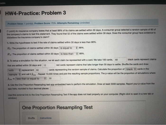 Solved HW4-Practice: Problem 3 Problem Value: 1 points). | Chegg.com