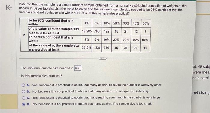 Solved Assume that the sample is a simple random sample | Chegg.com