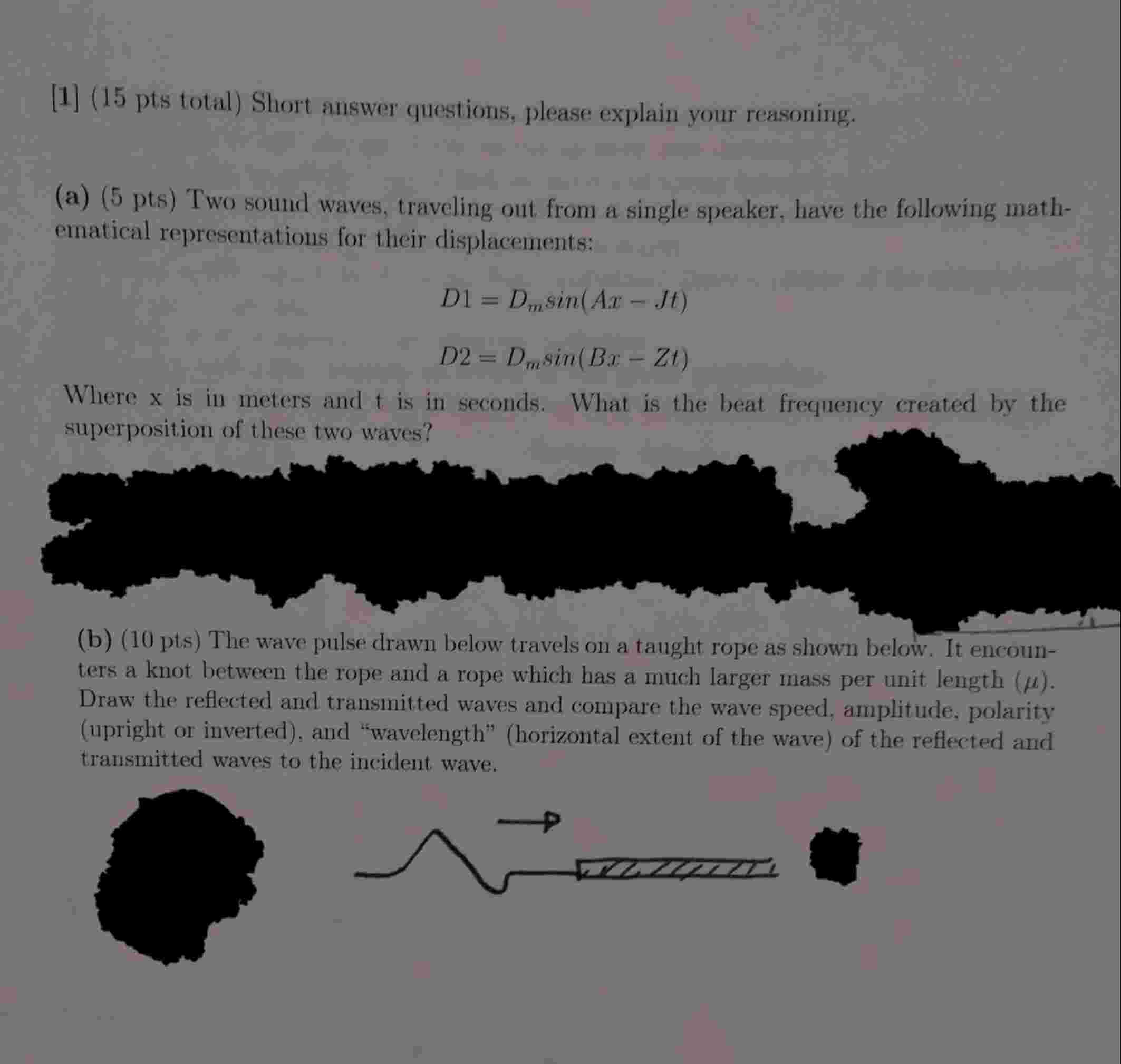 Solved [1] ﻿Short answer questions, please explain your | Chegg.com