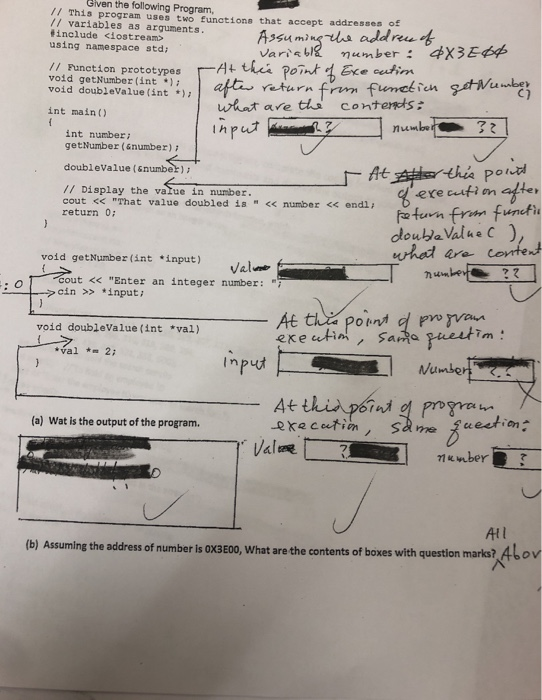 Solved 1.what is the output of program2. assuming the | Chegg.com