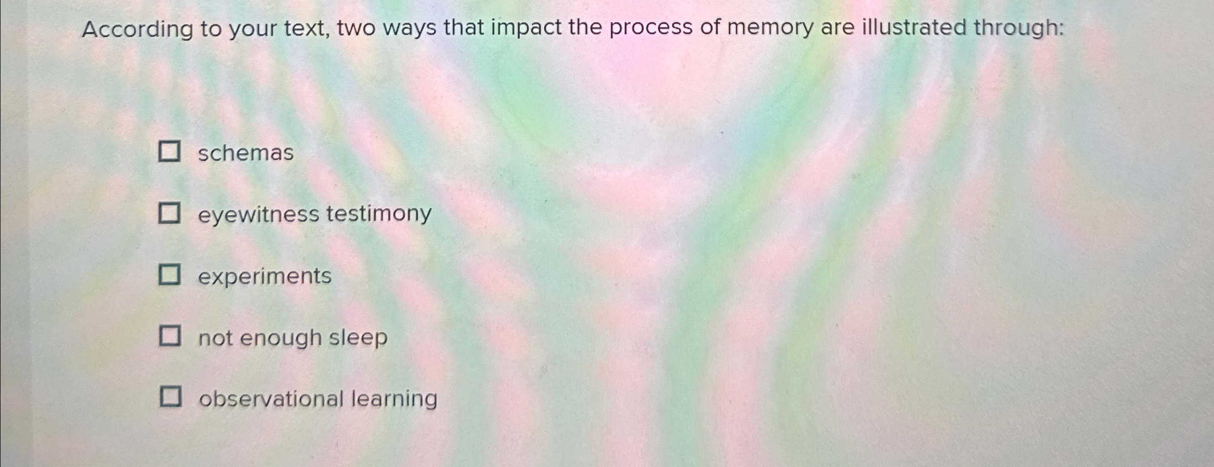 Solved According to your text, two ways that impact the | Chegg.com
