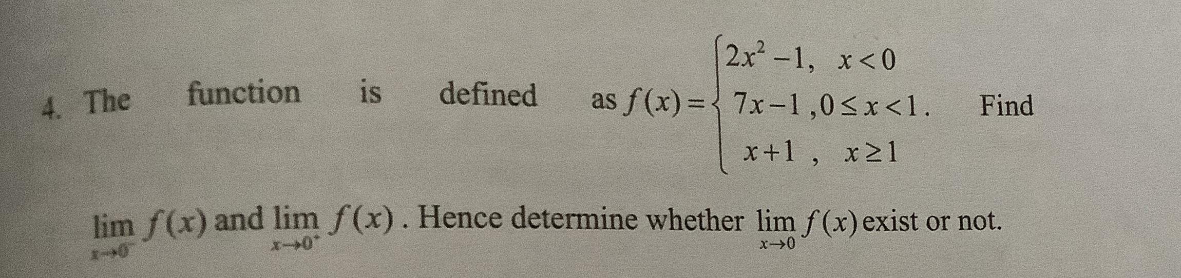 Solved The function is defined as | Chegg.com