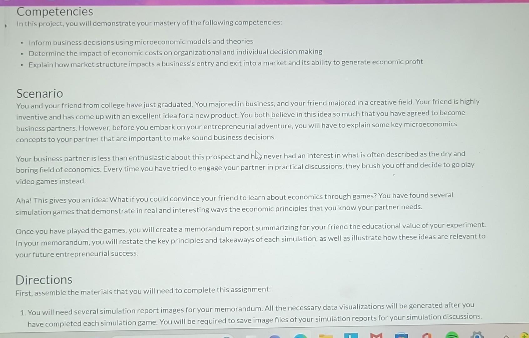 Solved Competencies In this project, you will demonstrate | Chegg.com