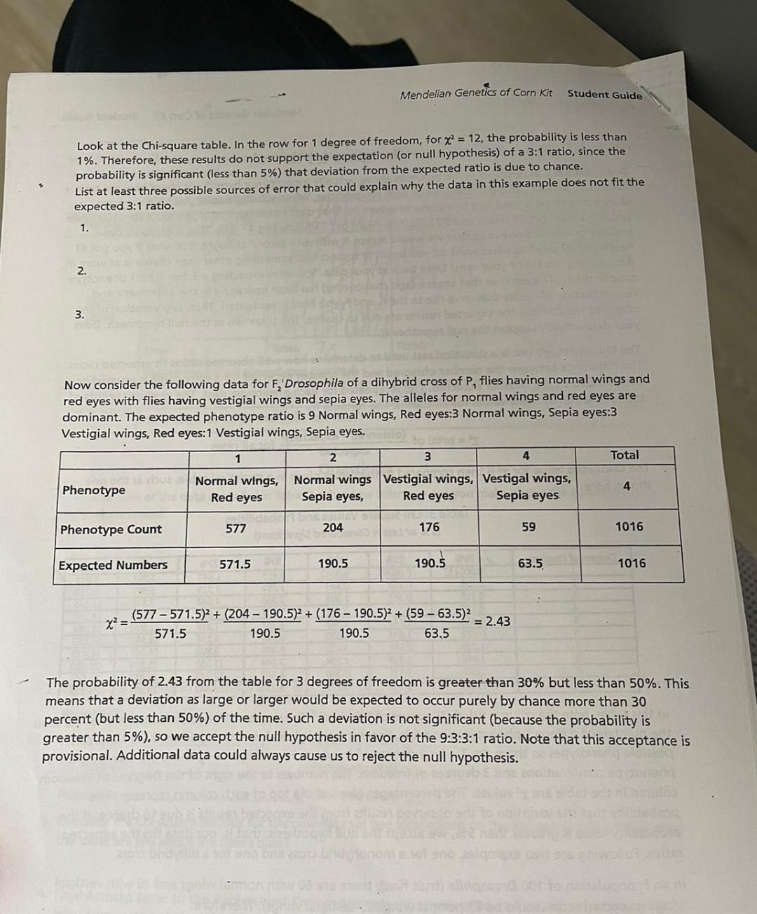 Solved In this laboratory, you will - use corn to study | Chegg.com