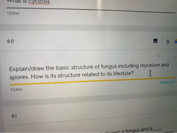 Solved what is cyclosis TERM 80 A Explain/draw the basic | Chegg.com