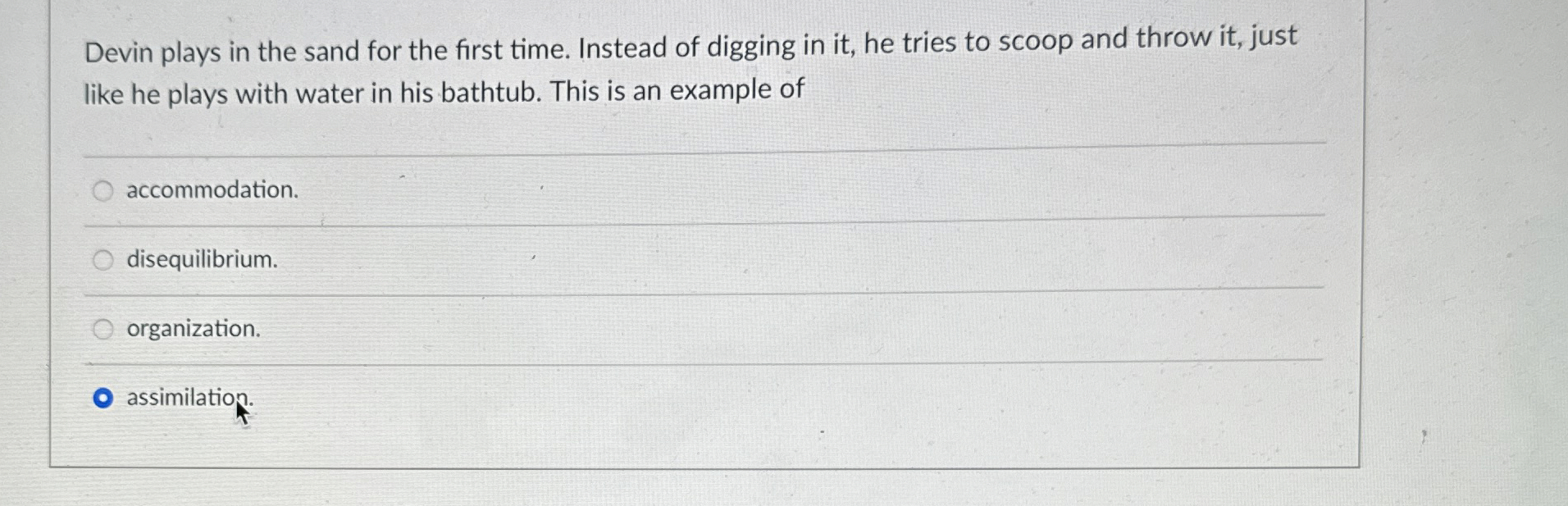 Solved Devin plays in the sand for the first time. Instead | Chegg.com