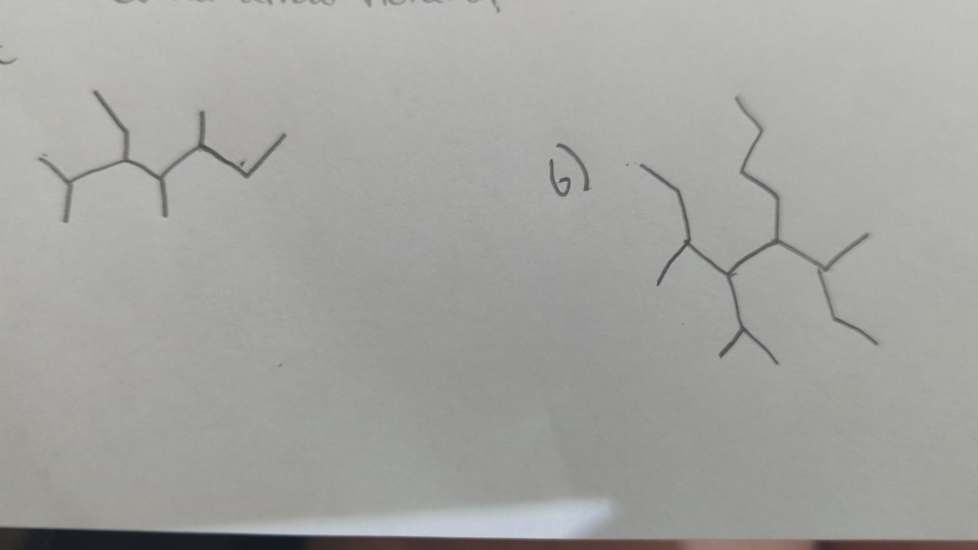 Solved What is the IUPAC name for the two structures? | Chegg.com Solved What is the IUPAC name for the two structures? | Chegg.com