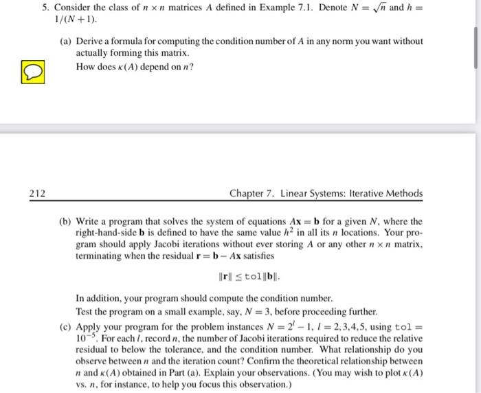 Solved 13. Repeat parts (b) and (c) of Exercise 5 with the | Chegg.com