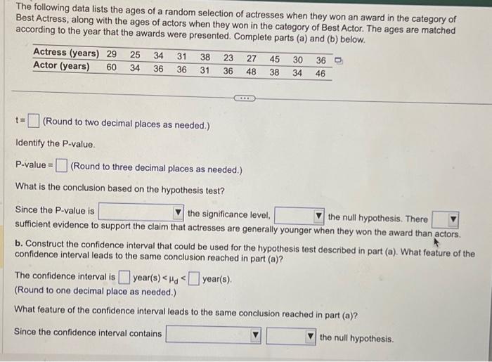 Solved The following data lists the ages of a random | Chegg.com