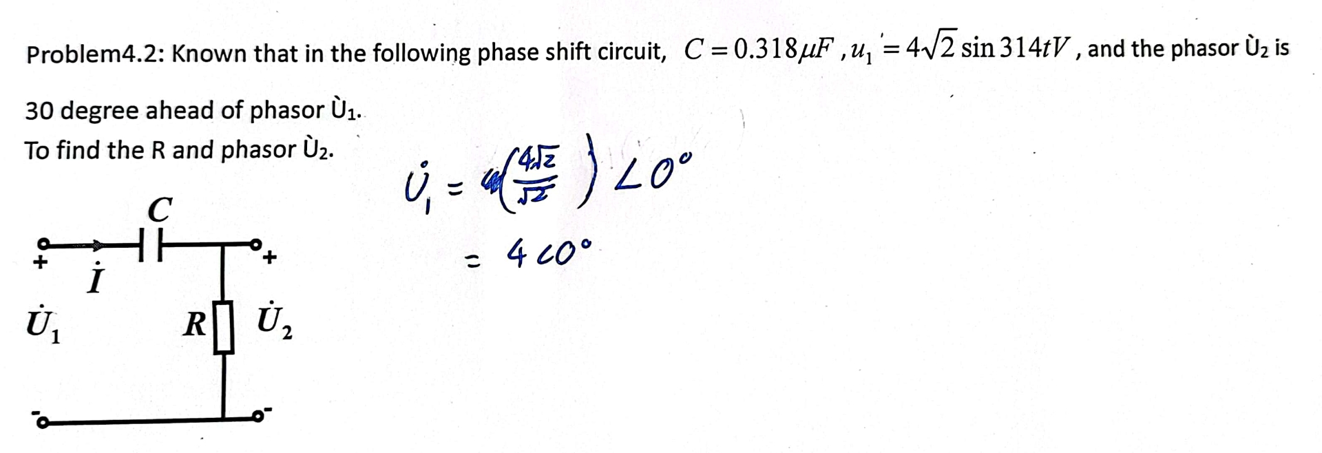 Solved Problem4.2: Known that in the following phase shift | Chegg.com