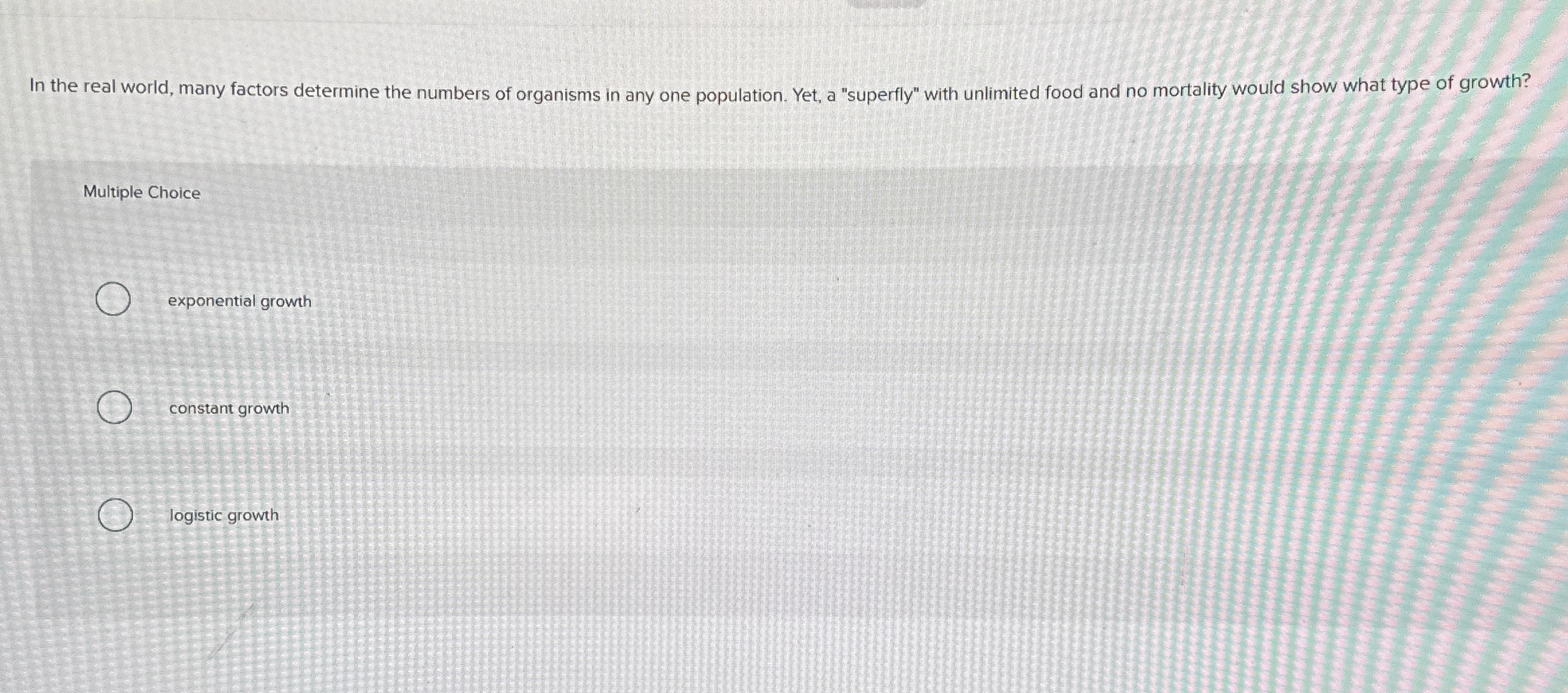 Solved In the real world, many factors determine the numbers | Chegg.com