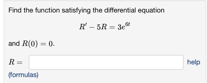 Solved Find the function satisfying the differential | Chegg.com
