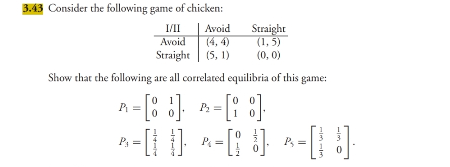 Solved 3.43 ﻿Consider the following game of | Chegg.com