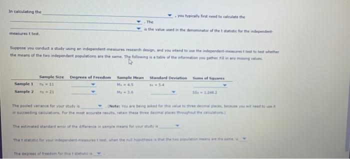 Solved 5. Differentiating pooled variance and the estimated | Chegg.com