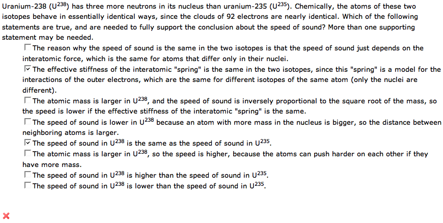 Solved Uranium-238 (U238) has three more neutrons in its | Chegg.com