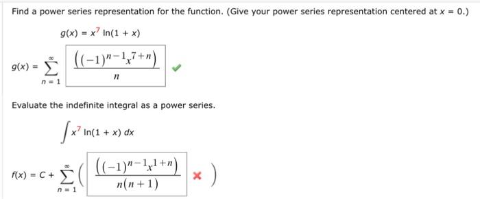 Solved Find a power series representation for the function. | Chegg.com