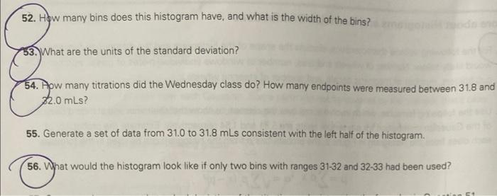 Solved Histograms of Continuous Quantities In the histograms | Chegg.com