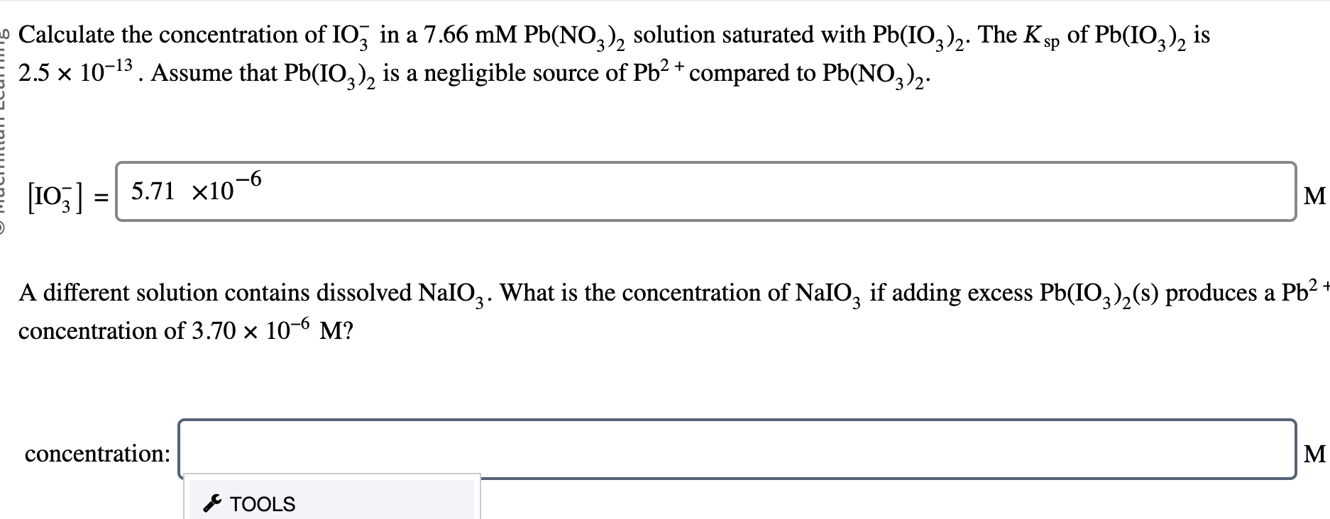 Solved Calculate the concentration | Chegg.com