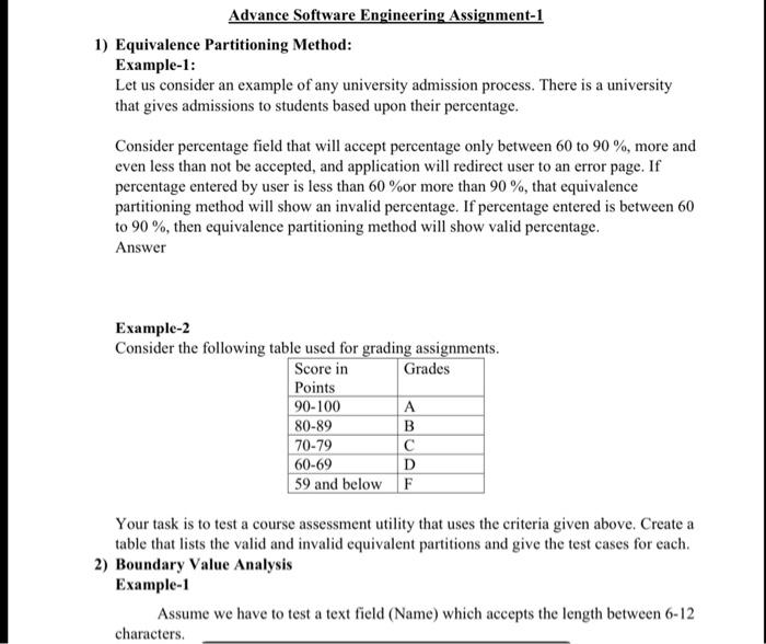 Solved Advance Software Engineering Assignment-11) | Chegg.com