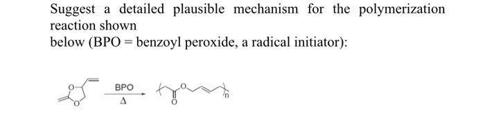 Solved Suggest a detailed plausible mechanism for the | Chegg.com