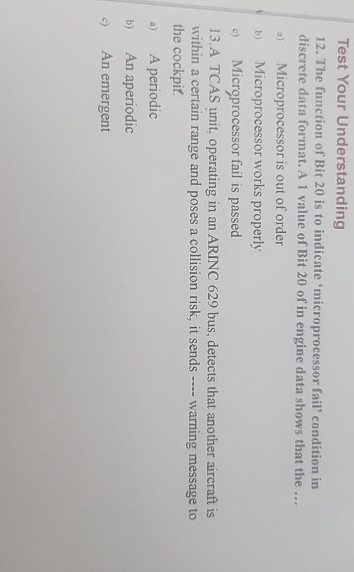 Solved Test Your Understanding12. ﻿The function of Bit 20 | Chegg.com